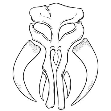 "Mandalorian Mythosaur" Art Print for Sale by -Senaar- | Redbubble