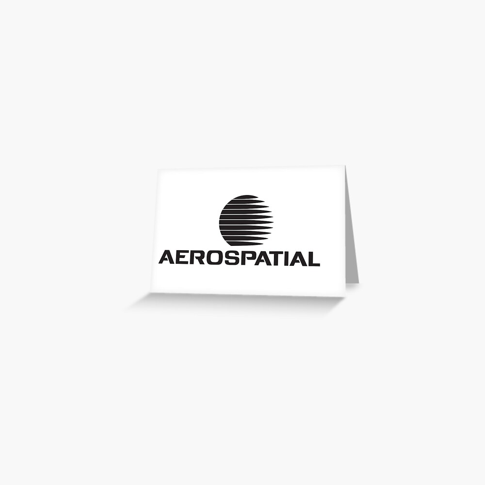 "Aérospatiale logo" Greeting Card by peteroldfield | Redbubble