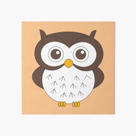 "Mr Hoot Brown And White Owl Digital Art | Melanie Jensen Illustrations ...