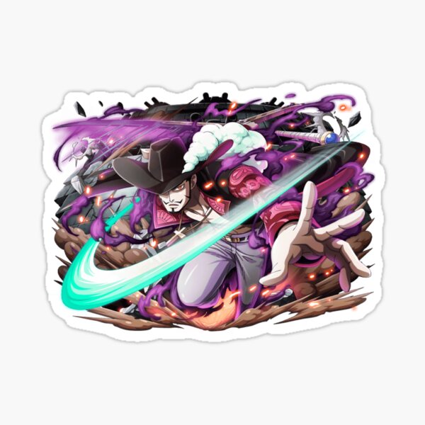 "mihawk shichibukai" Sticker by MarilynRBakers | Redbubble