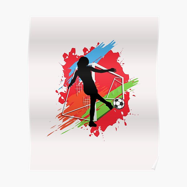 "GIRL SOCCER DESIGN, FUNNY, WITTY GIRL EMPOWERMENT, POSITIVE ...