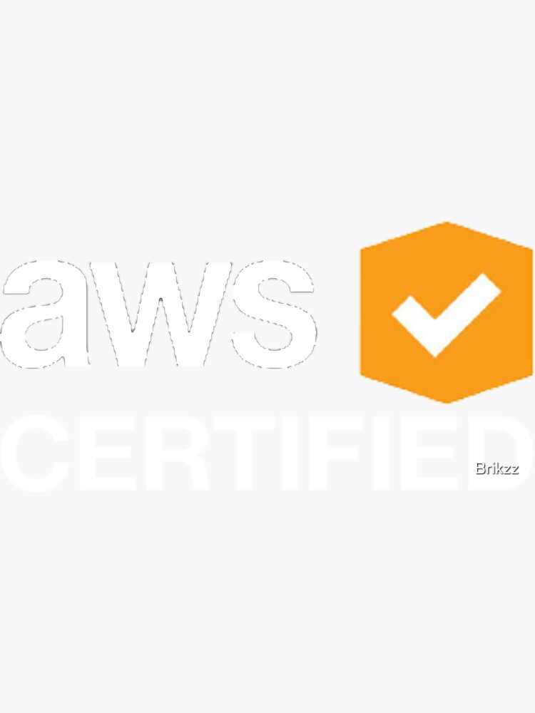 "Aws certified developer" Sticker for Sale by Brikzz | Redbubble