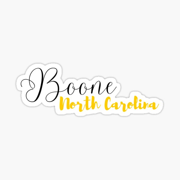 "Boone" Sticker by SydStot | Redbubble