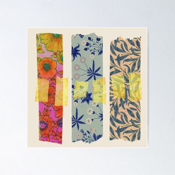 "PAPER COLLAGE" Poster for Sale by Misti Rainwater-Lites | Redbubble