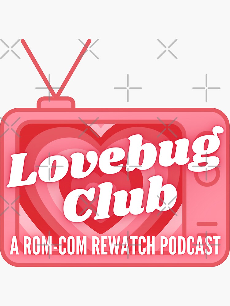 Lovebug Club Podcast Tv Logo Sticker By Lovebugclub Redbubble