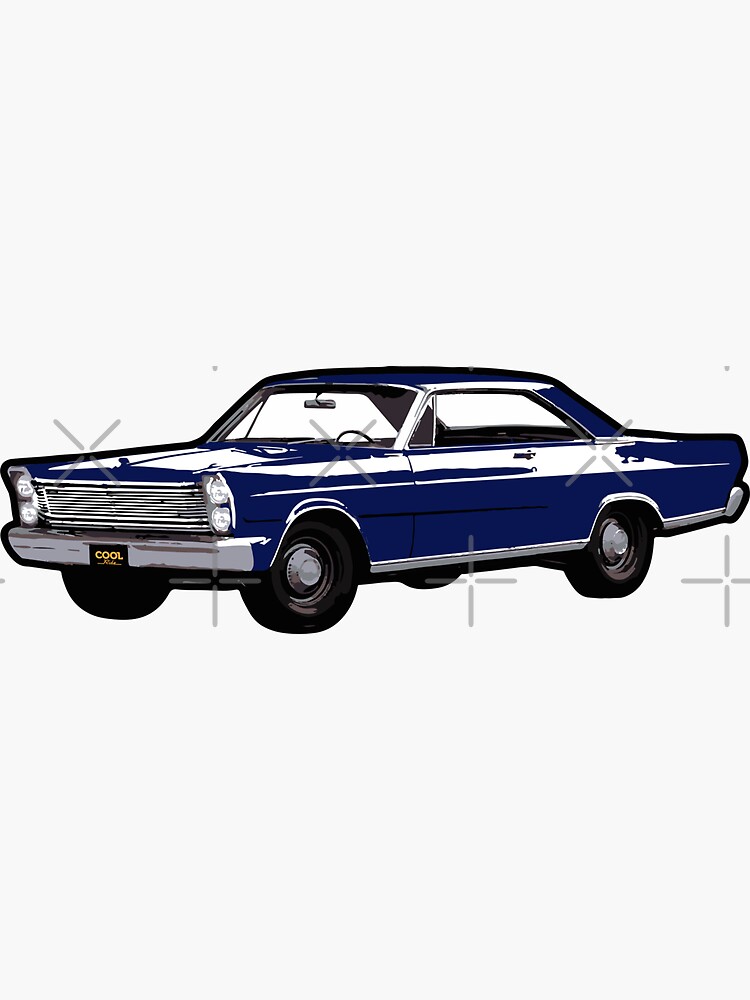 "Blue 1965 FG" Sticker by CoolRide | Redbubble