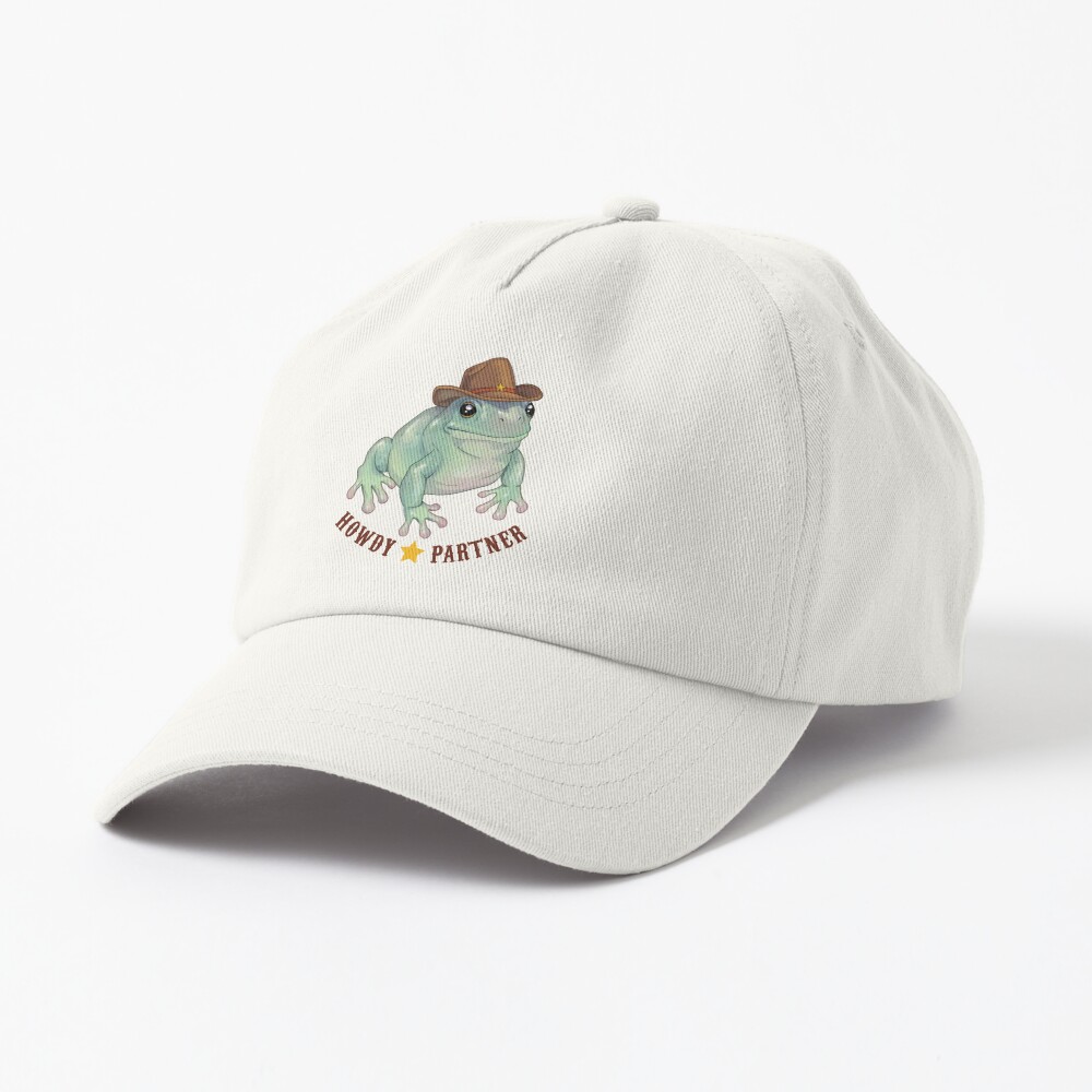 "Howdy Partner Cowboy Frog" Sticker for Sale by eleary | Redbubble