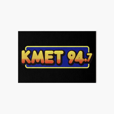 Lámina rígida «KMET Los Ángeles FM Radio Station 80s Classic Bumber ...