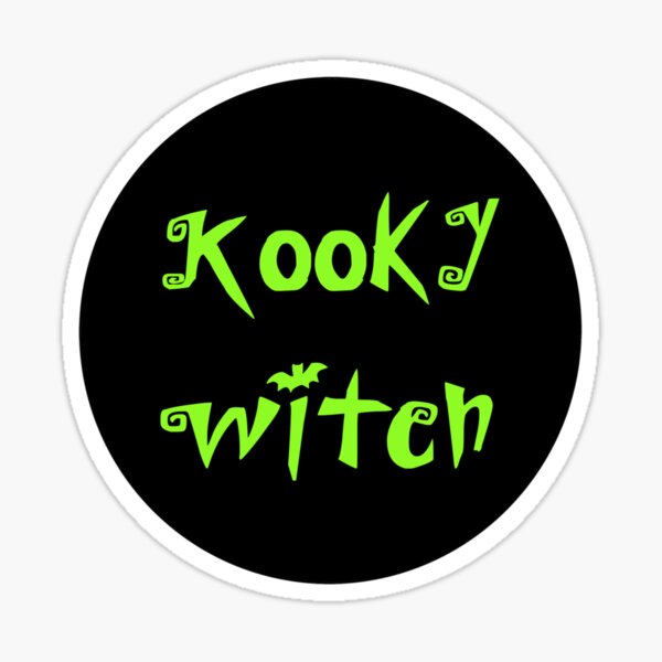 "Kooky Witch" Sticker by mimblemoon | Redbubble