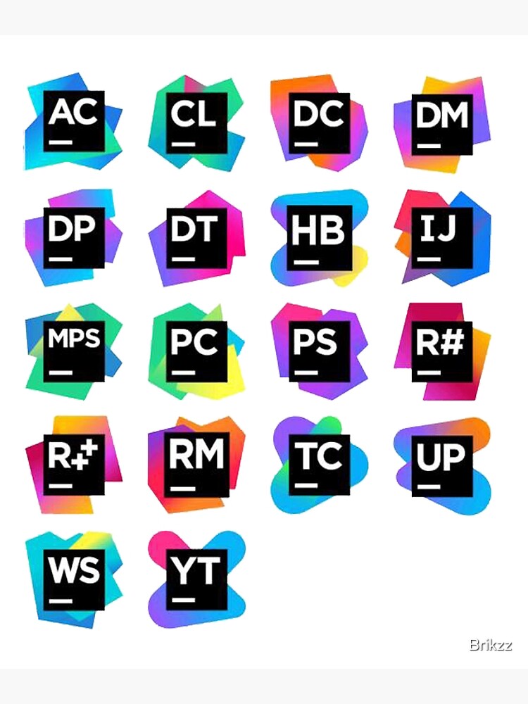 Póster «JetBrains - DataSpell, DataGrip, WebStorm, RubyMine, PyCharm, PhpStorm, IntelliJ IDEA ...