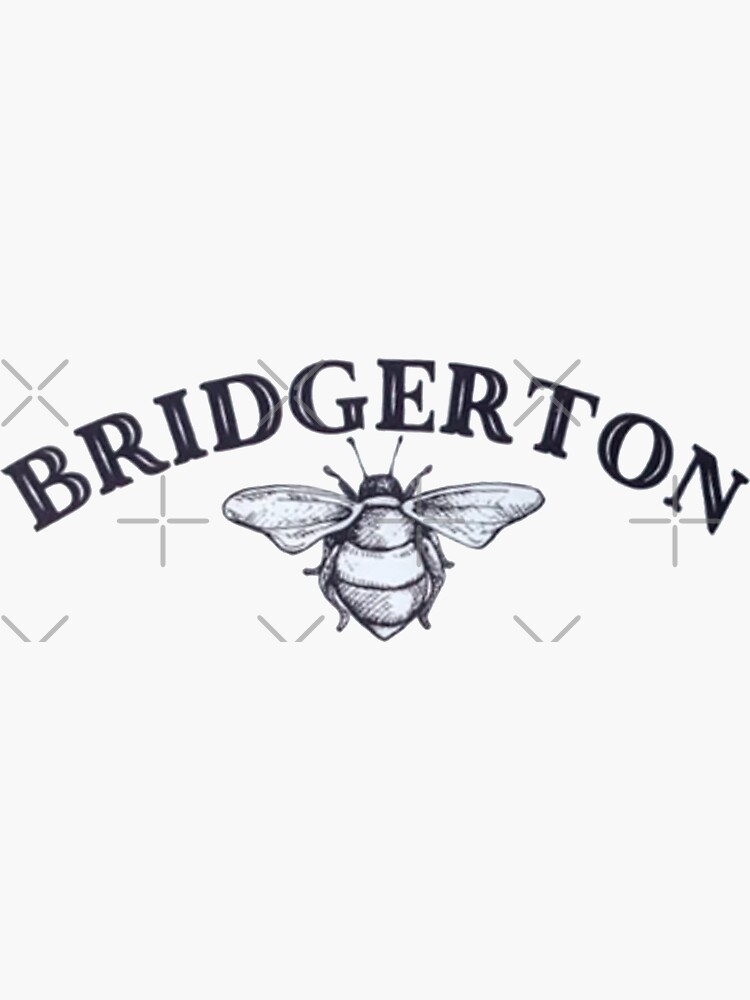 "Bridgerton Bee Design" Sticker by BeachHouseArt | Redbubble