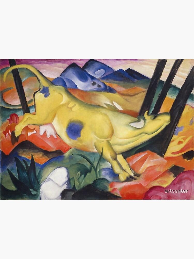 "Franz Marc - Yellow Cow " Art Print for Sale by artcenter | Redbubble