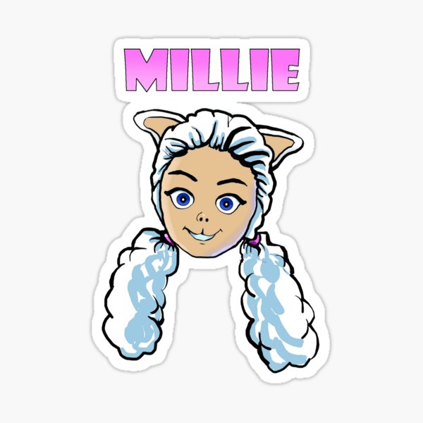 "Millie" Sticker for Sale by Willie1007 | Redbubble