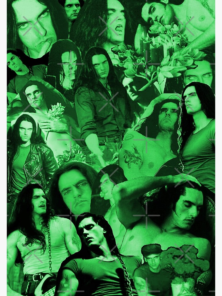"The Green Man: Peter Steele Dark Goth Collage Green Edit " Art Print ...