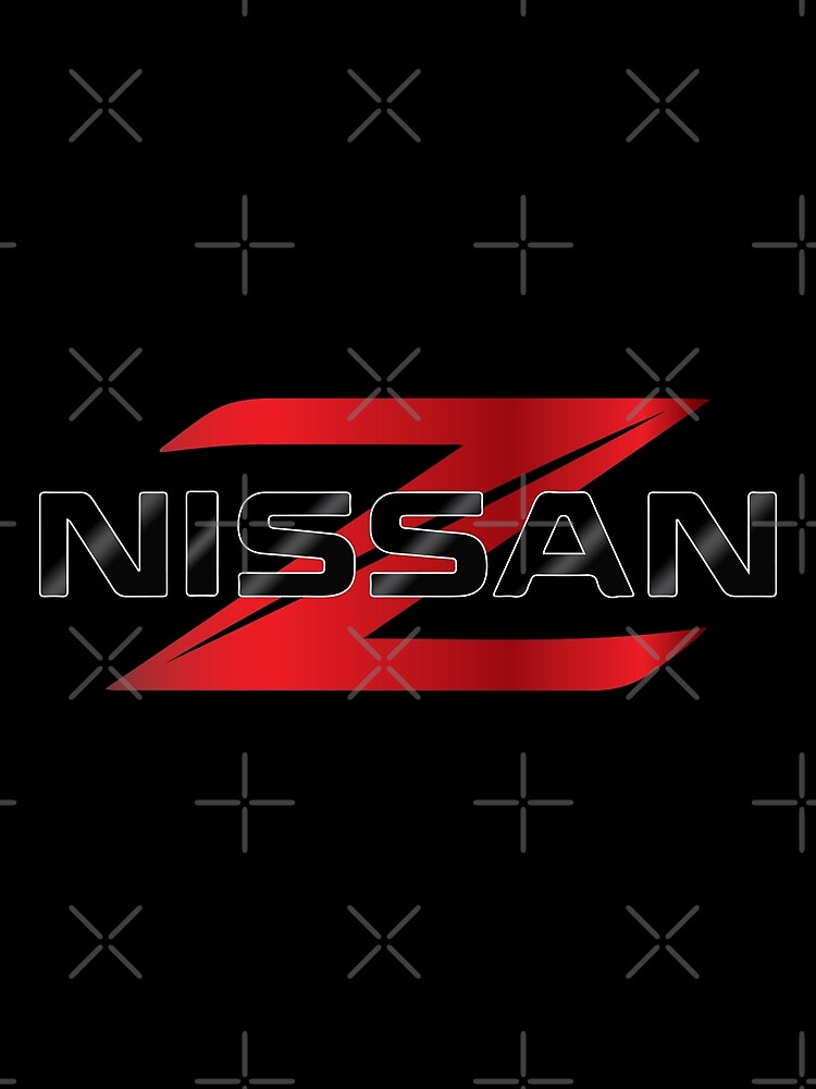 "Nissan Z Logo - New Red" Poster for Sale by MOON--STONE | Redbubble