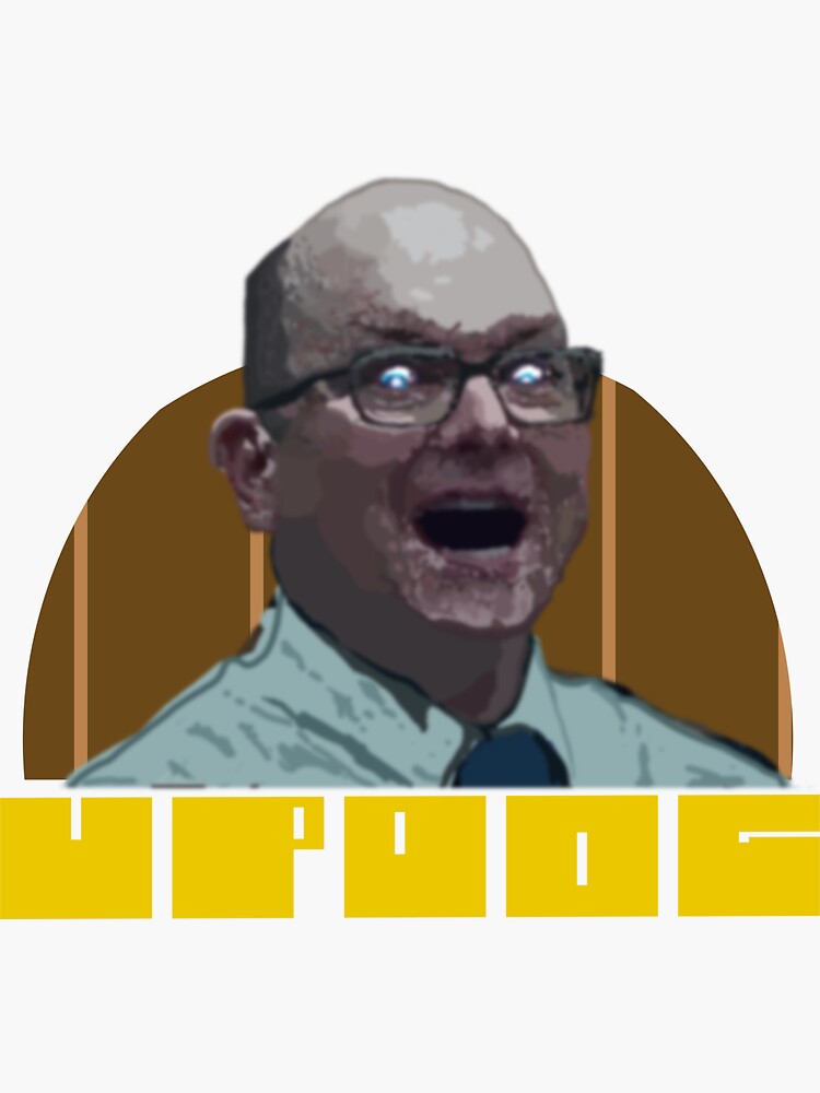 "UPDOG" Sticker by tshirtfaces | Redbubble