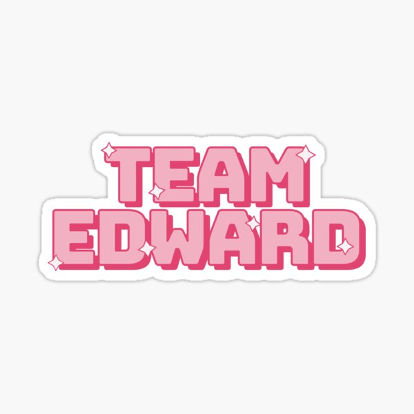 "team edward" Sticker by spiderhan | Redbubble