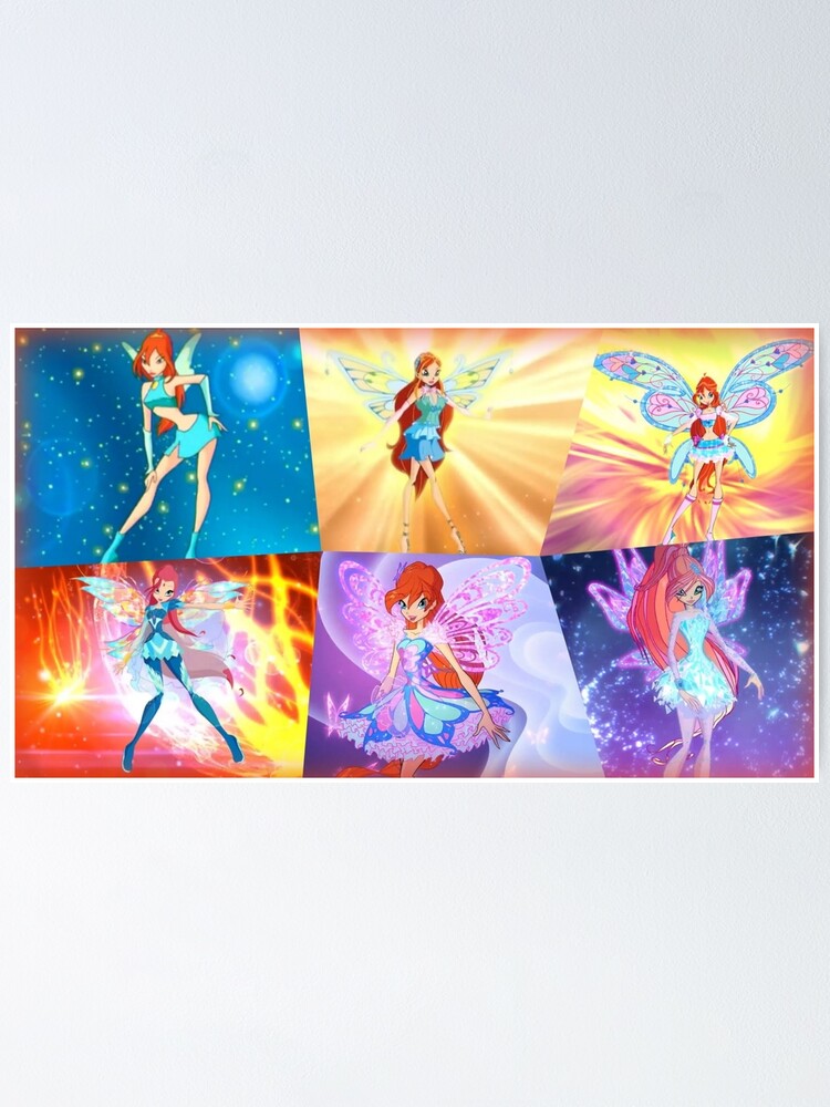 "Winx Club Collage" Poster for Sale by ChibiAnime1 | Redbubble