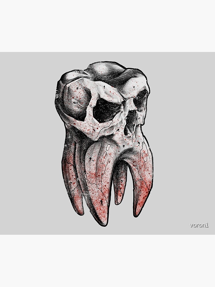 "evil tooth brutal drawing" Poster for Sale by voron1 | Redbubble