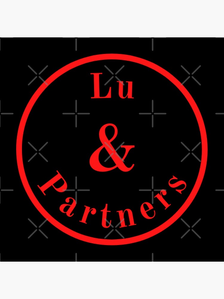 "Lu & Partners Brand Logo Transparent Red" Poster for Sale by ...