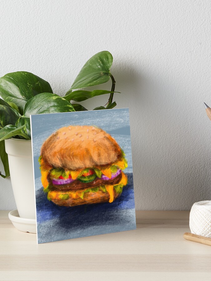 Prints Digital Prints Fast Food Art Hamburger Art Diner Art Burger ...