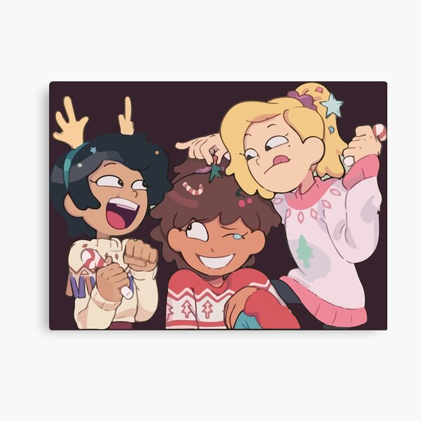 "cute anne boonchuy, marcy wu , frog and sprig !!! - Amphibia" Canvas ...