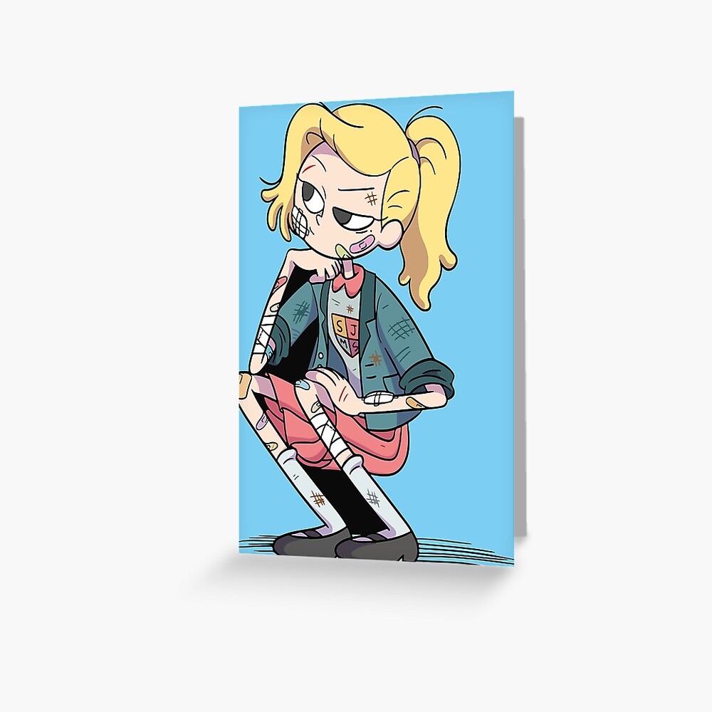 "cute sasha waybright !!! - Amphibia" Greeting Card by Blood-of-GHOST ...