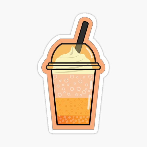 "mango ice cream float" Sticker by ShinArtDesign | Redbubble