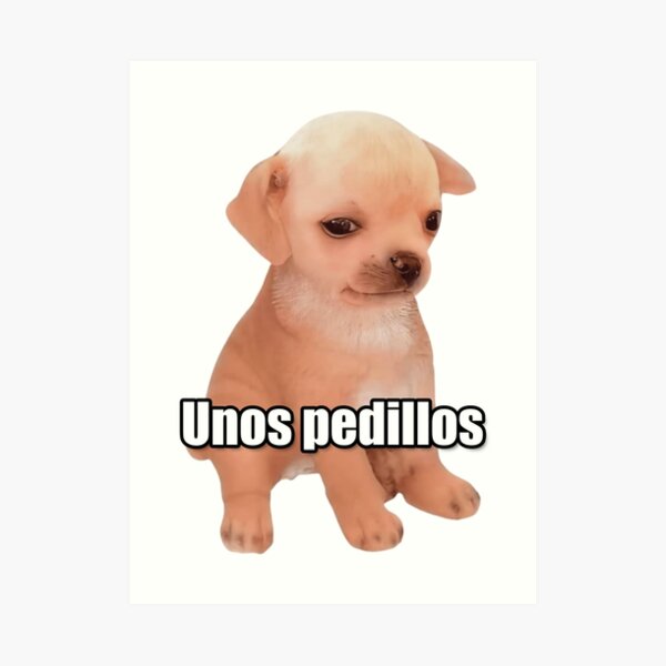 "Unos Pedillos Meme" Art Print for Sale by fomodesigns | Redbubble