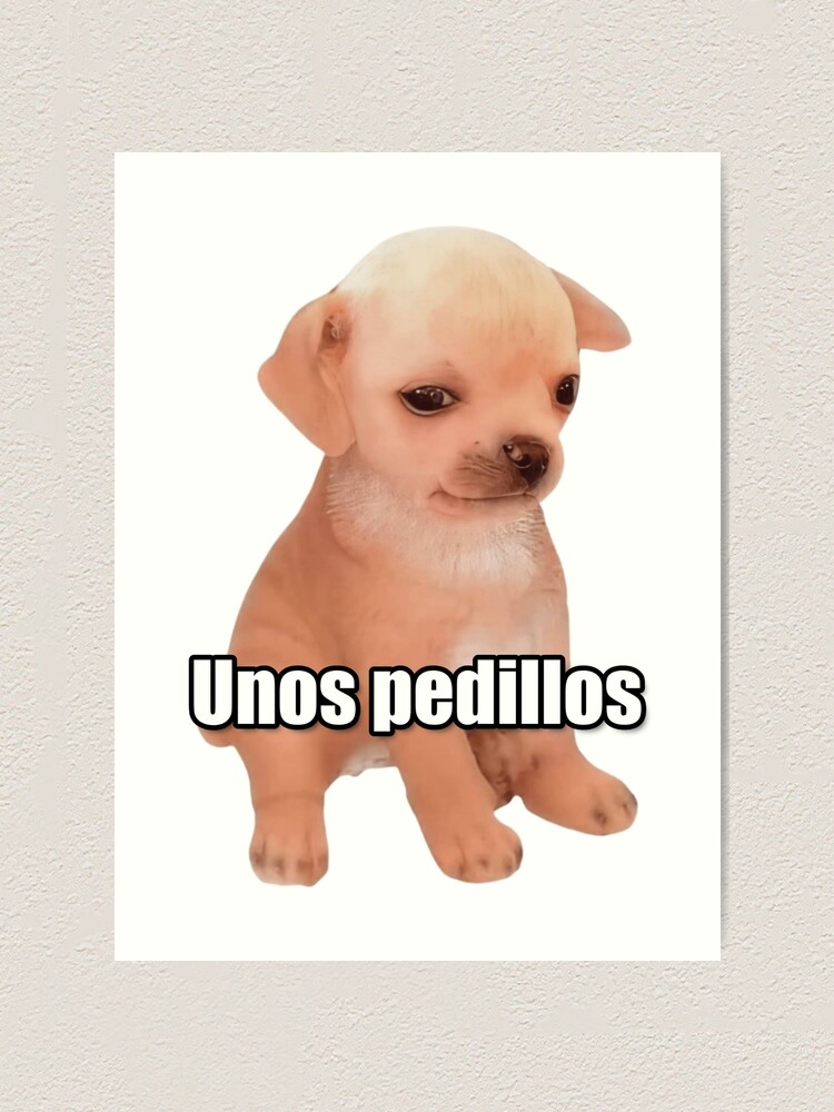 "Unos Pedillos Meme" Art Print for Sale by fomodesigns | Redbubble