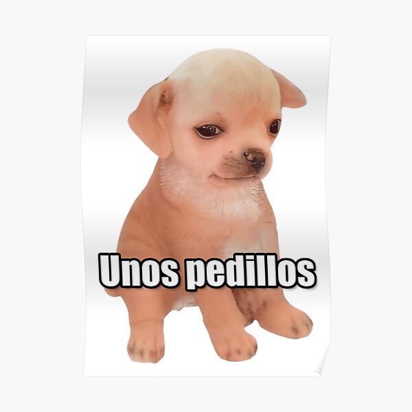 "Unos Pedillos Meme" Poster for Sale by fomodesigns | Redbubble