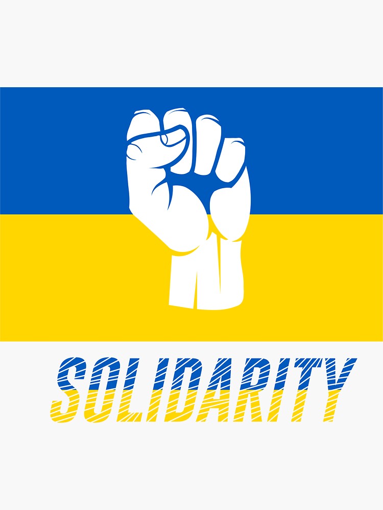 "SOLIDARITY" Sticker for Sale by LASSLASS | Redbubble