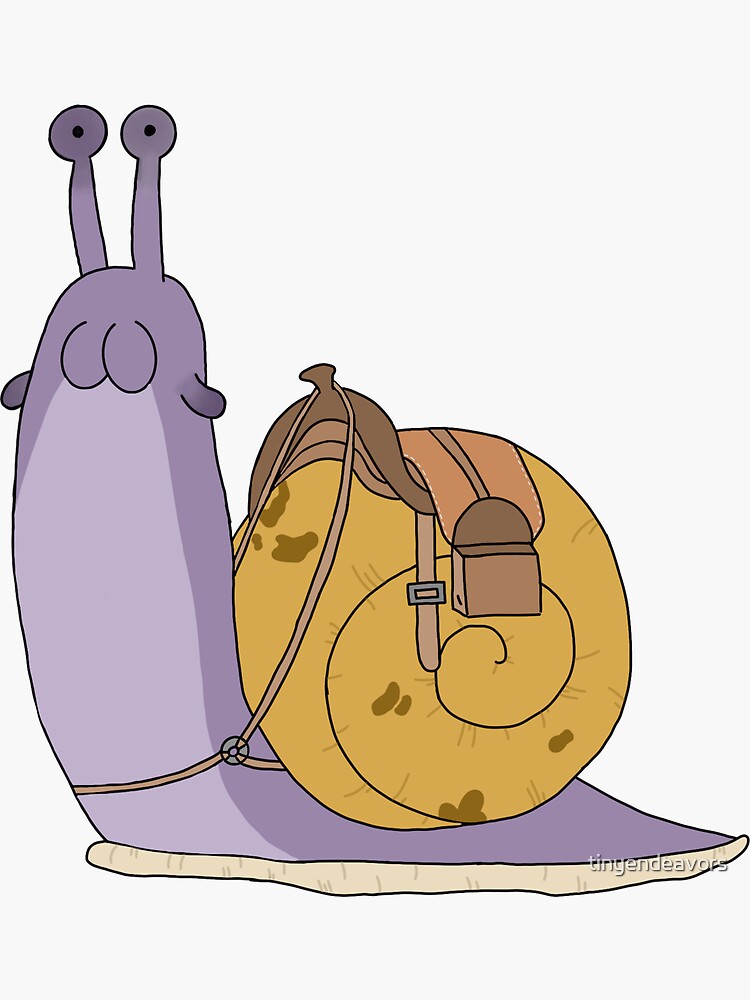 "Bessie the Snail Amphibia" Sticker for Sale by tinyendeavors | Redbubble