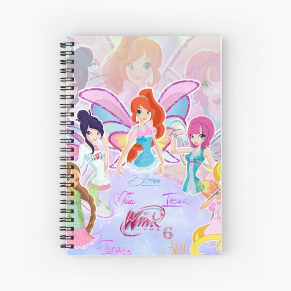 "Winx Club Characters" Spiral Notebook for Sale by ChibiAnime1 | Redbubble