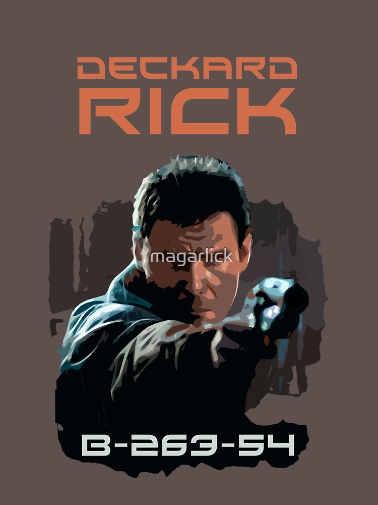 "Blade Runner - Design 2 - Deckard" T-shirt by magarlick | Redbubble