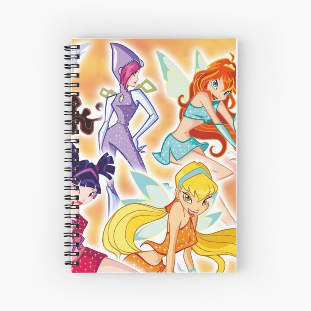 "Winx Club New" Spiral Notebook for Sale by ChibiAnime1 | Redbubble