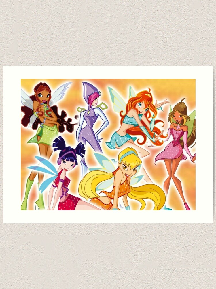 "Winx Club New" Art Print for Sale by ChibiAnime1 | Redbubble