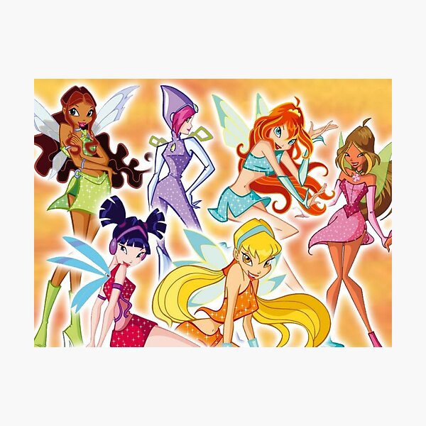 "Winx Club New" Photographic Print for Sale by ChibiAnime1 | Redbubble