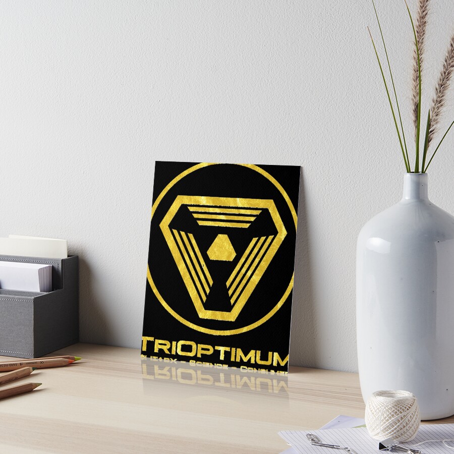 "TriOptimum Logo Inspired By System Shock Essential " Art Board Print ...