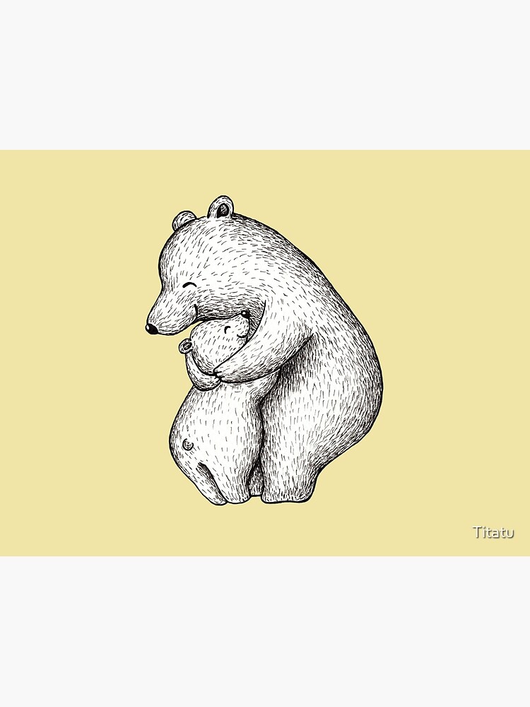 Póster «Mamá osa y bebé oso» de Titatu | Redbubble