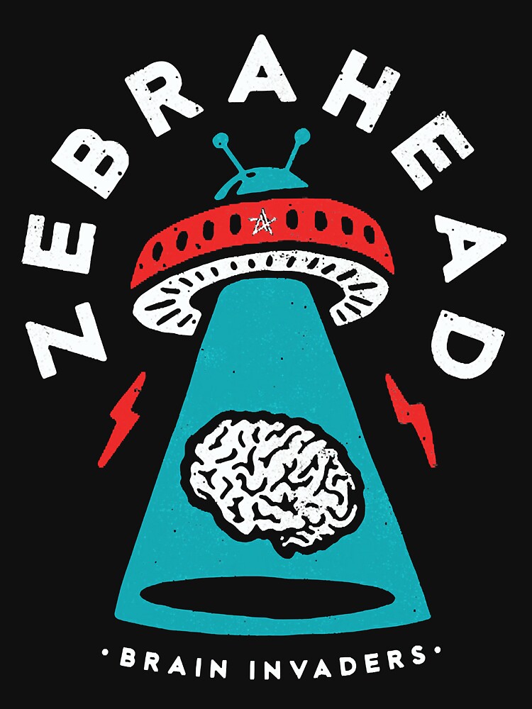 "Brain Invaders Zebrahead Essential" Essential T-Shirt for Sale by ...
