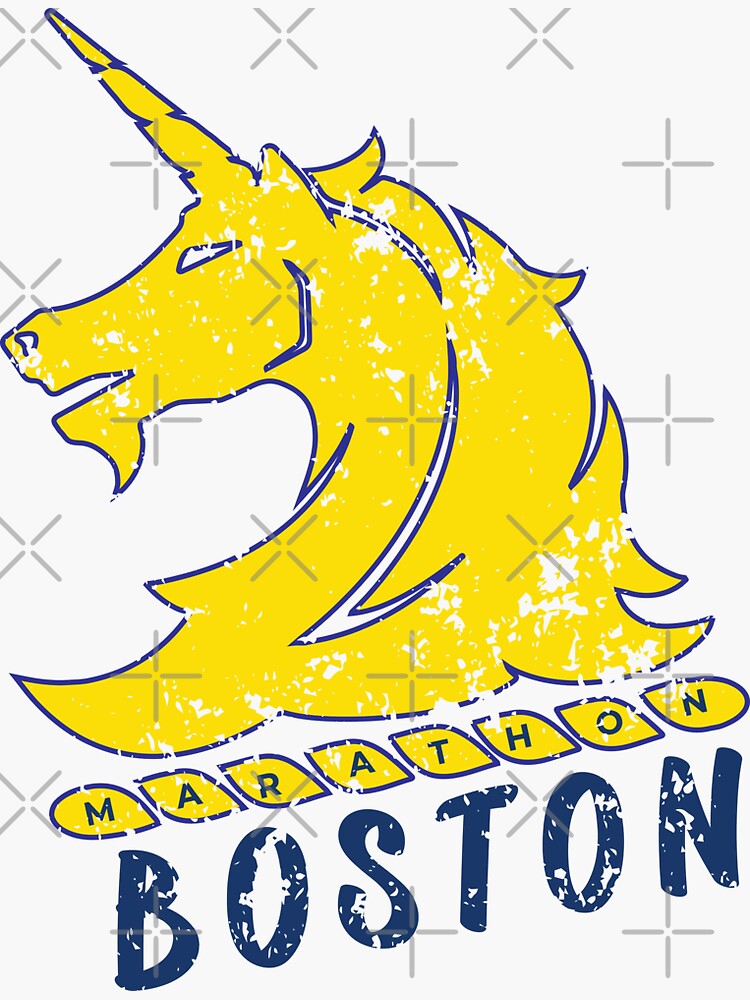 "Boston Marathon" Sticker by pingman | Redbubble