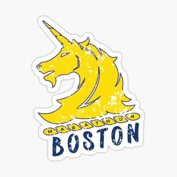 "Boston Marathon" Sticker by pingman | Redbubble