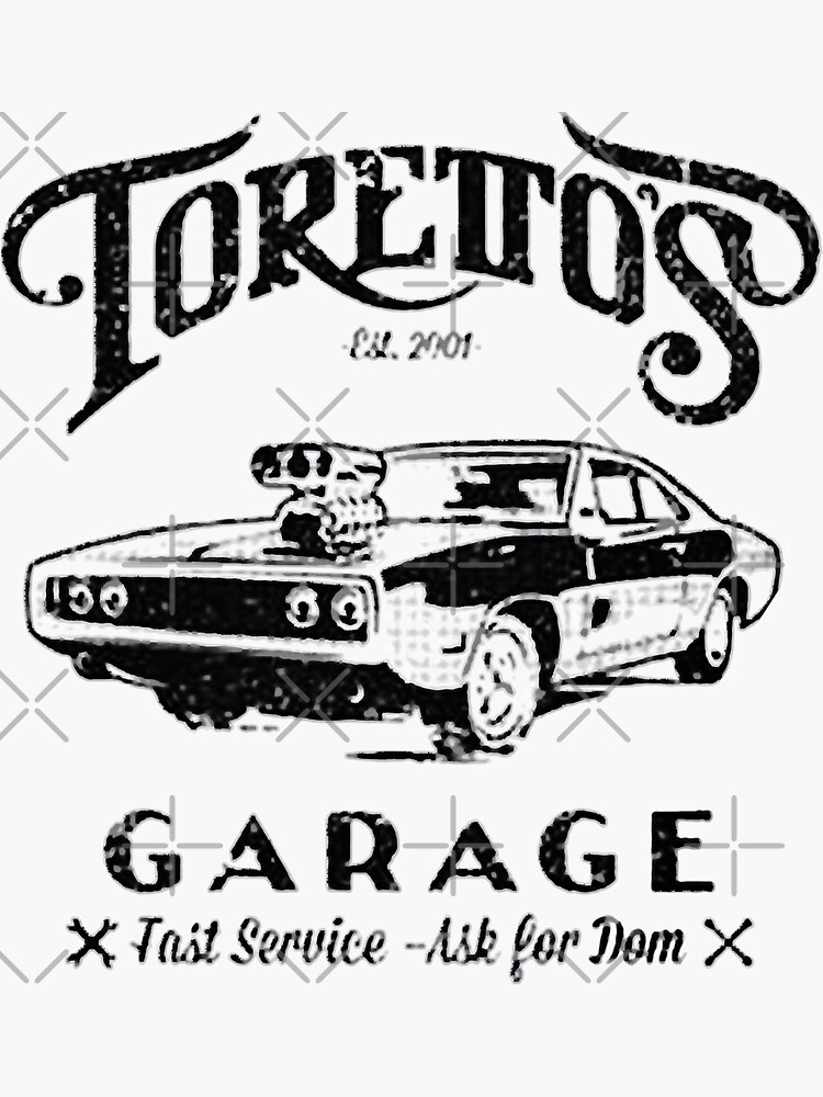 "Torettos Garge Dom Funny Gifts" Sticker by EmilyDias8227 | Redbubble