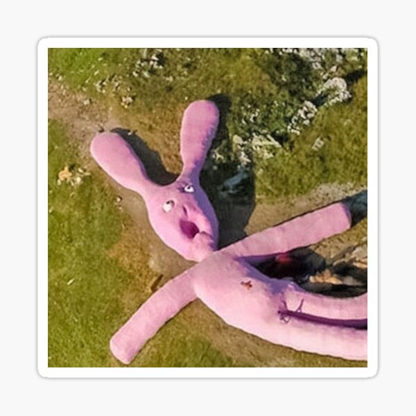 "die bunny :(" Sticker by BunnySweetBeef | Redbubble