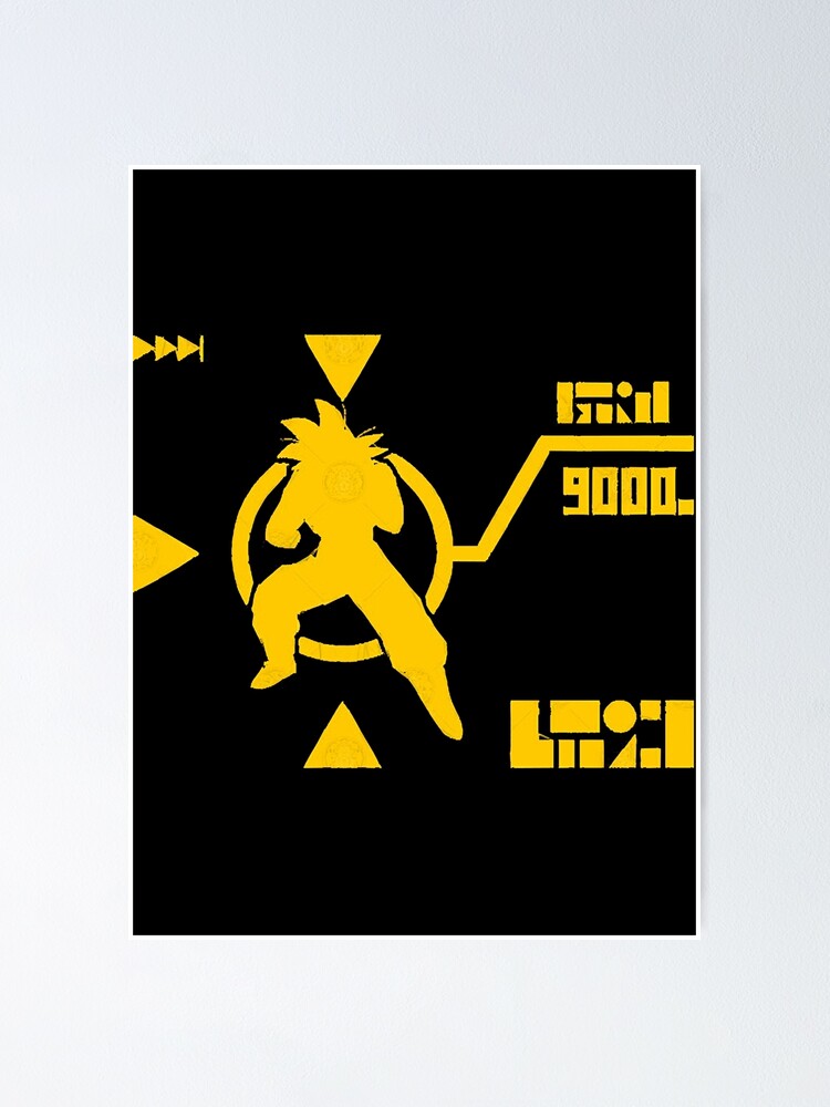"Goku Power Level " Poster for Sale by Bradley1399402 | Redbubble