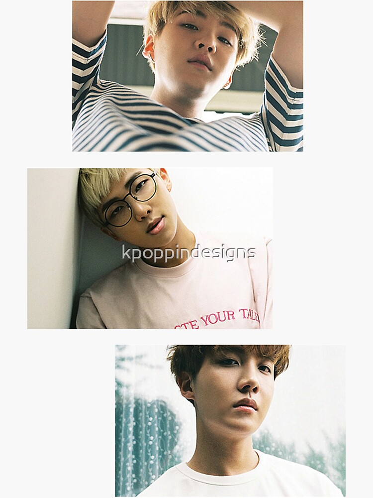 "BTS Rap Line" Sticker by kpoppindesigns | Redbubble