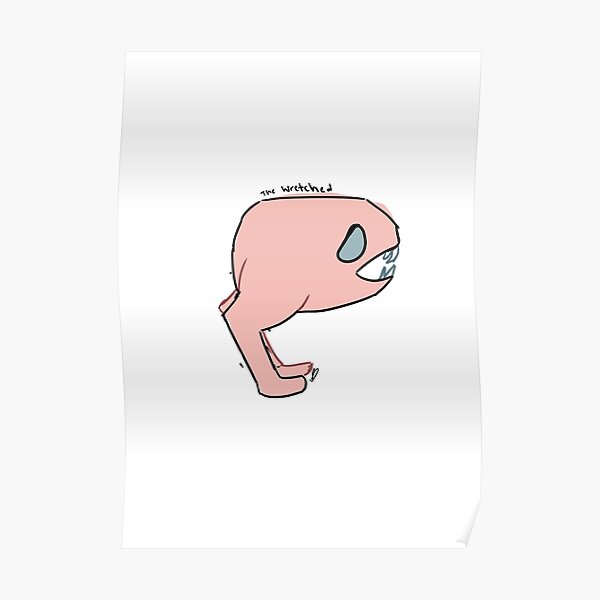 "DnD Monsters: The Wretched" Poster for Sale by ghostmermaid32 | Redbubble