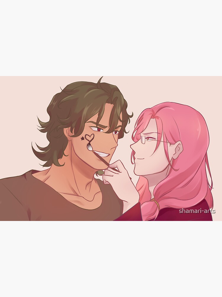 "Matchablossom Face Paint" Sticker for Sale by shamari-arts | Redbubble