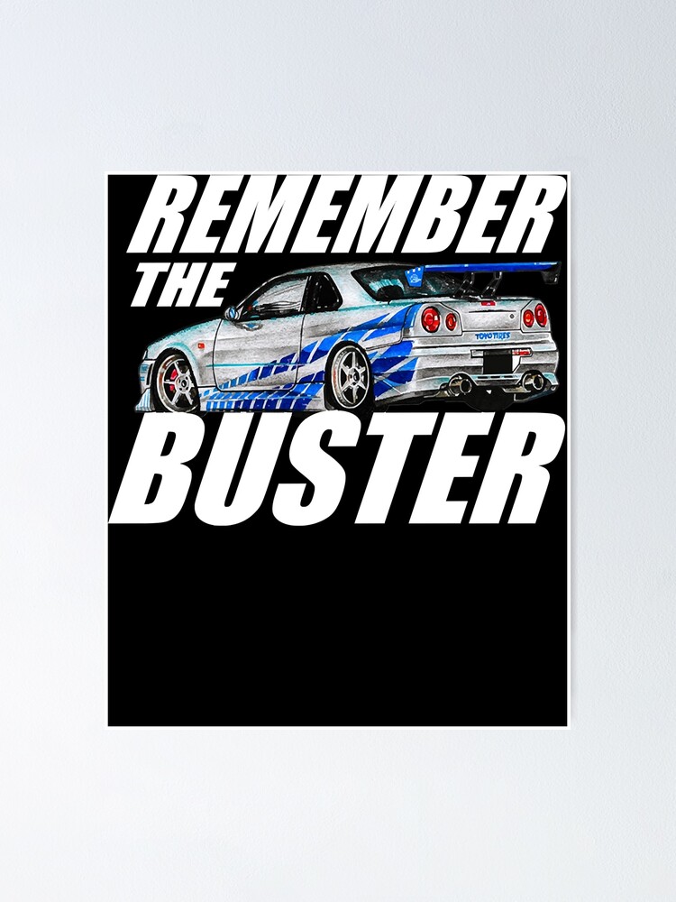 "Remember The Buster Retro" Poster for Sale by EmilyDias8227 | Redbubble